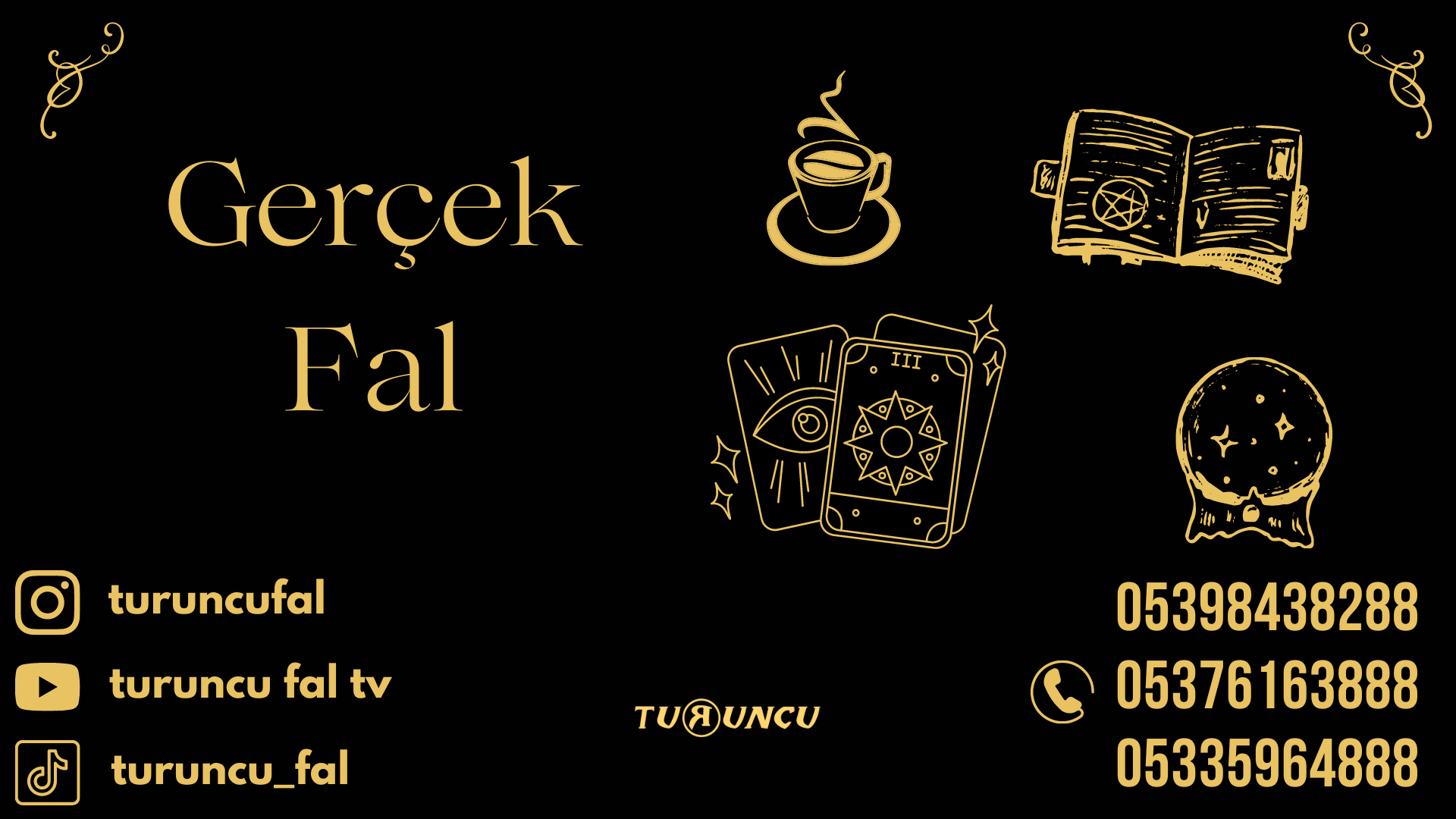 Gerçek Fal & Falcı | Kahve - Tarot Falı -Turuncu Fal Cafe